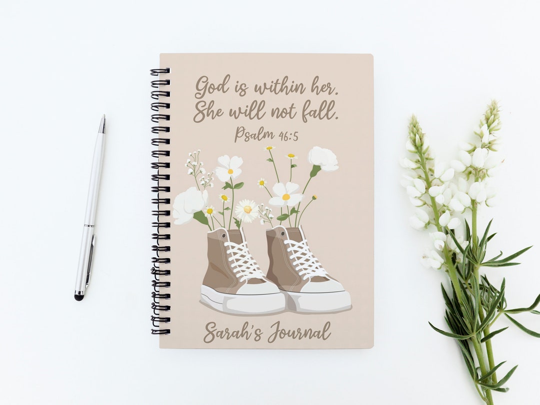 Personalized Bible Study Journal for Christian Women, Custom Devotional ...