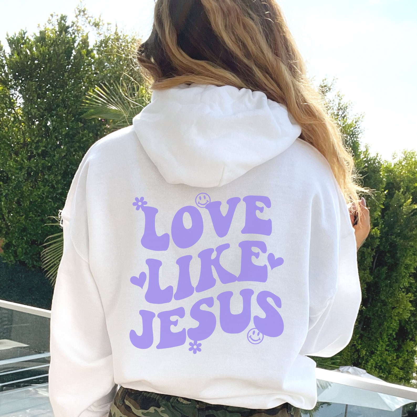 Love Like Jesus Hoodie Christian Clothing Christian Sweatshirt Etsy