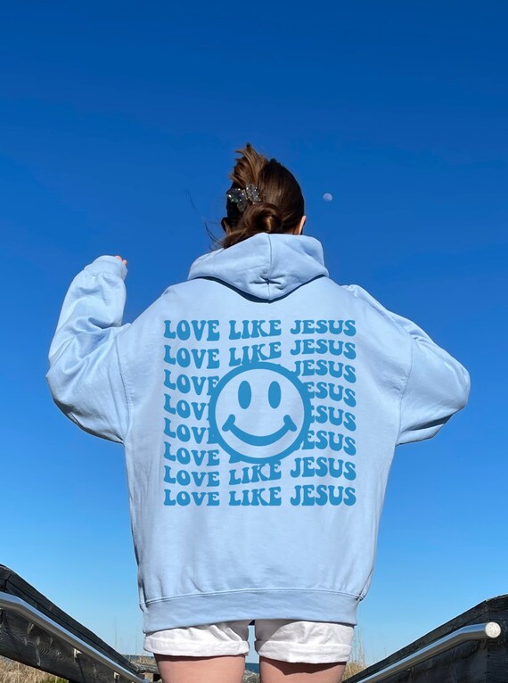 Love Like Jesus Hoodie Christian Hoodie Christian Merch Etsy