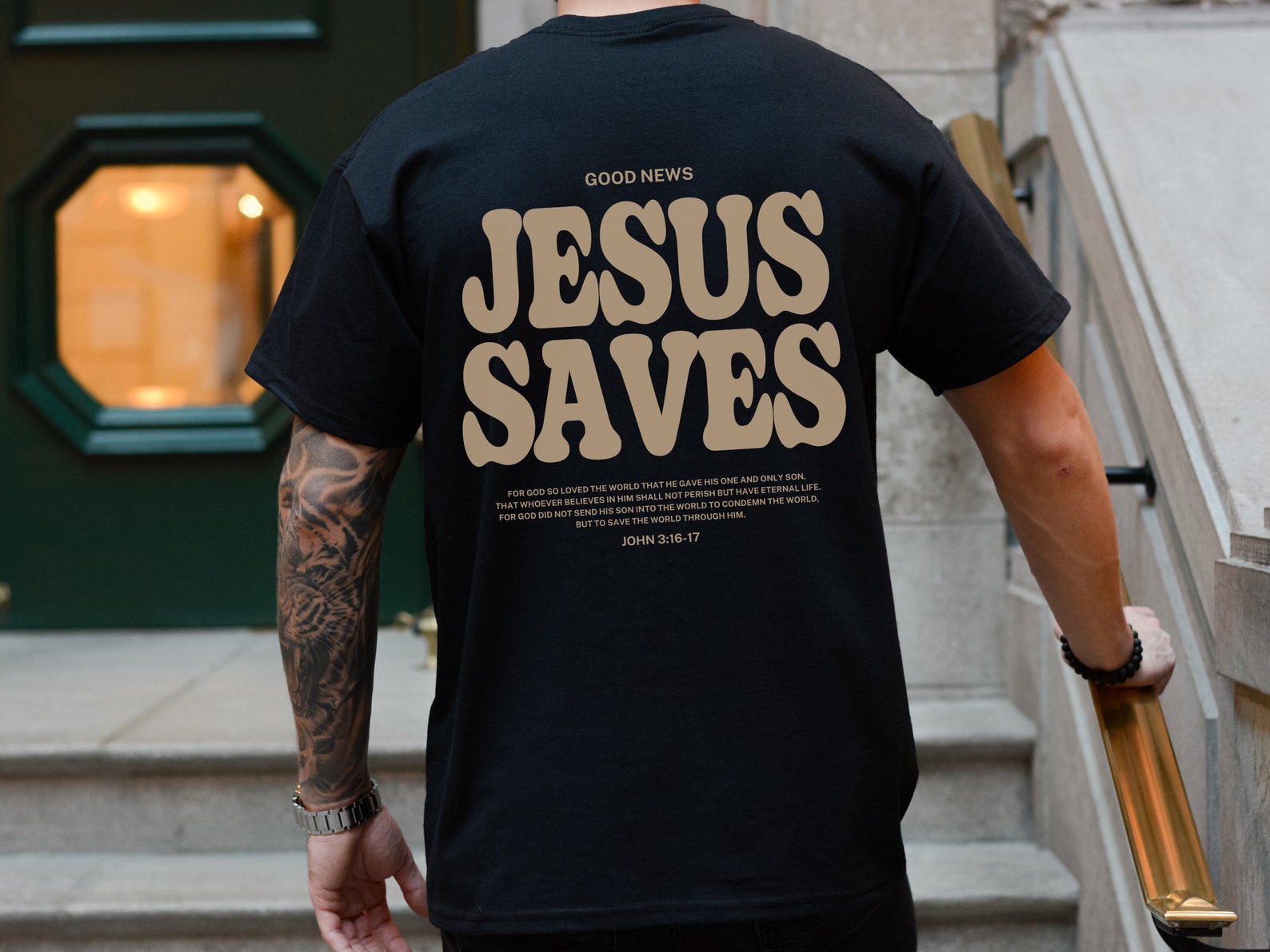 Aesthetic Jesus Saves Shirt Christian Apparel Brown Christian Shirt for ...