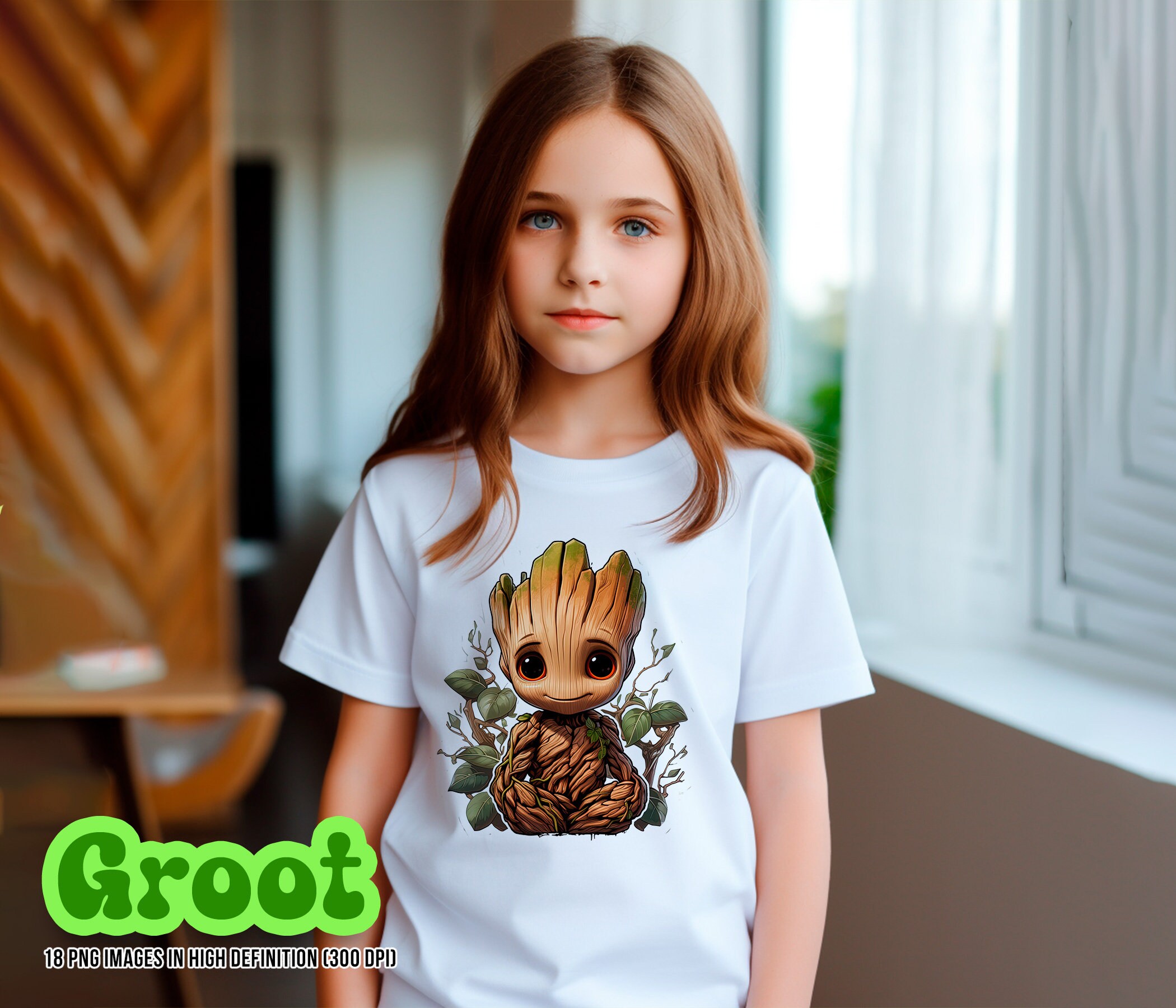 Cute Kawaii Style Groot Clip Art | for Stickers, T-shirt, Etc. | PNG ...