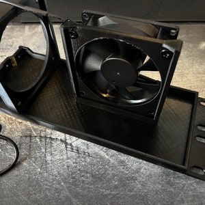 Modmount - 2U 80mm Fan Bracket for Network Cabinets and Rackmount Cages ...