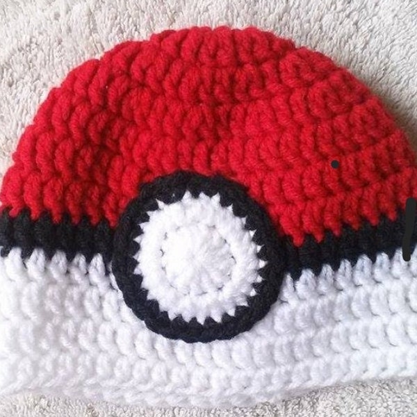 Pokeball Hat - Etsy
