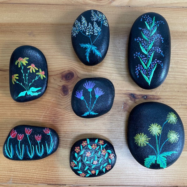 Painted River Rocks - Etsy