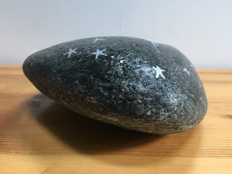 Painted Stone Door Stop Housewarming Gift. Heavy Doorstopper - Etsy