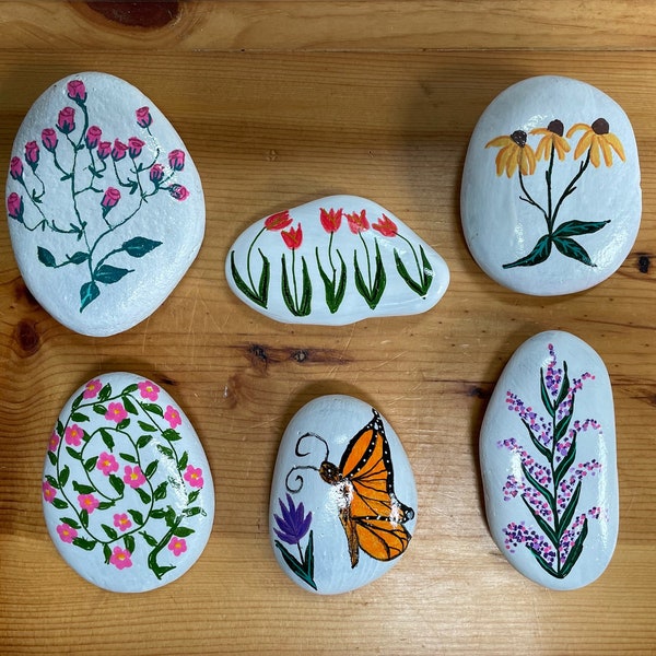 Hand Painted Rocks - Etsy