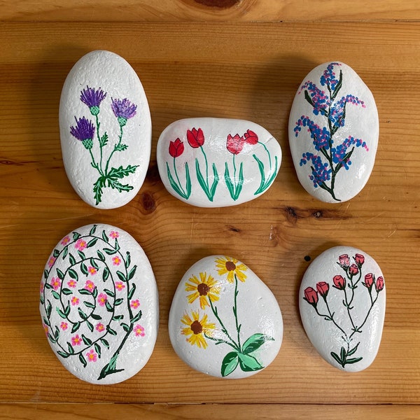 Hand Painted Rocks - Etsy