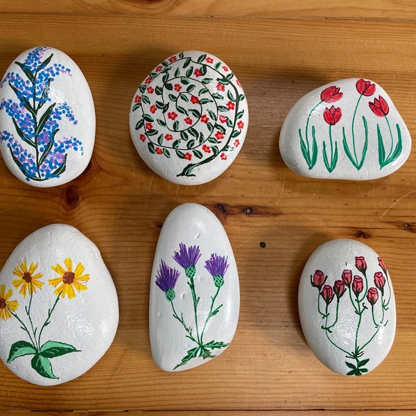 Painted River Rocks - Etsy