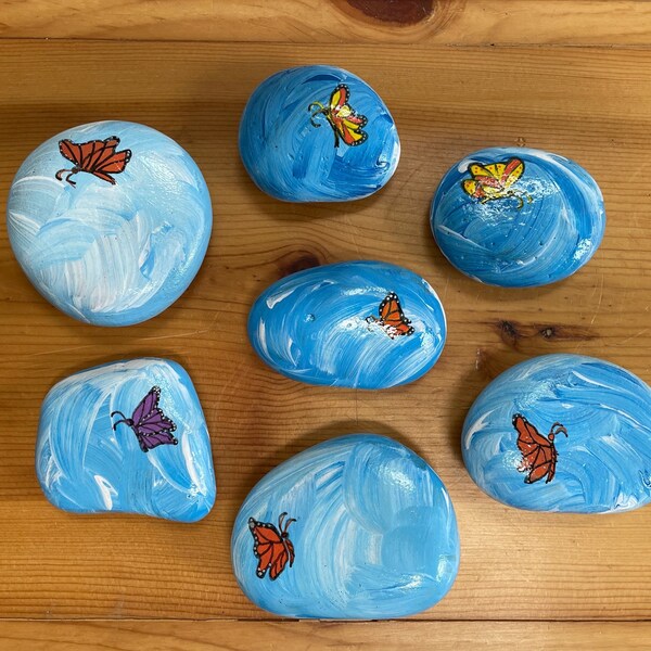 Painted River Rocks - Etsy