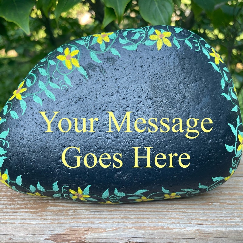 Message Stones - Etsy