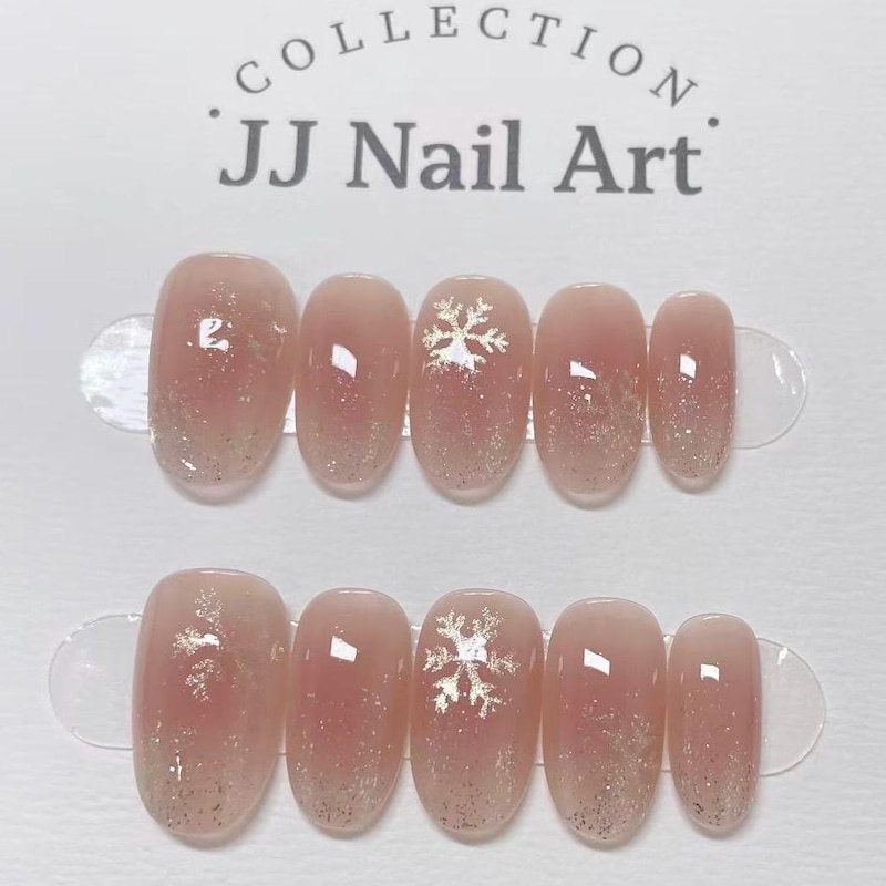 Fake Nails Crystal Short - Etsy
