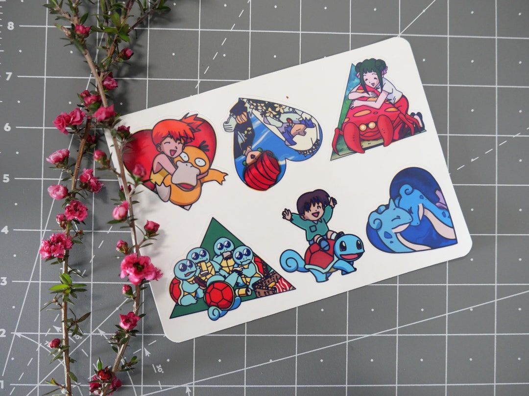 Pokemon Sticker Set - Squad Goals - Etsy
