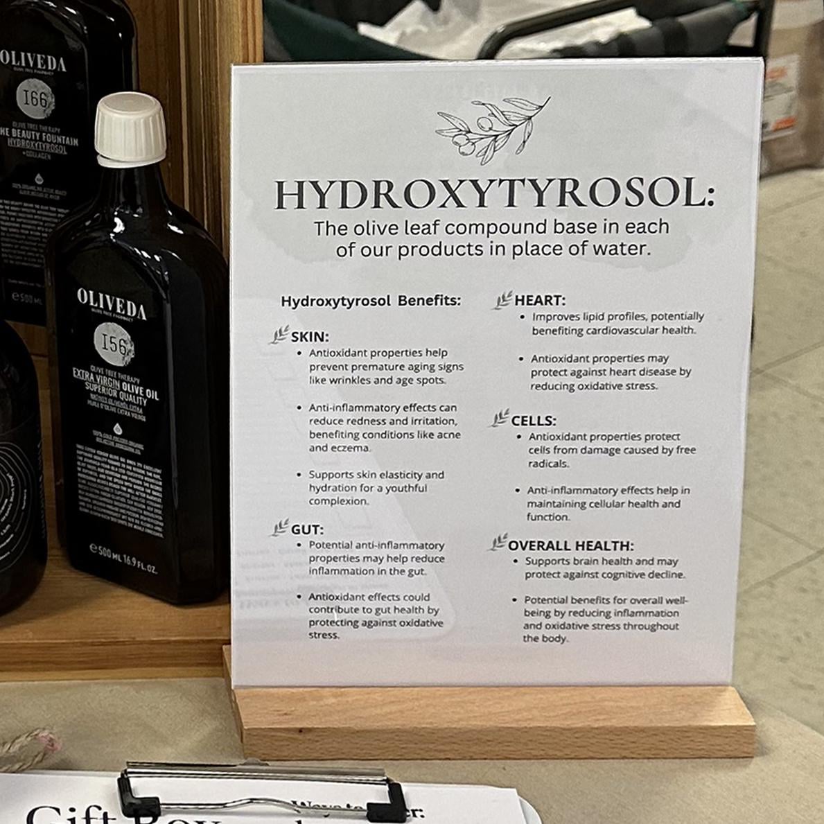 Hydroxytyrosol Benefits Sign: Olive Tree People Workshop (digital ...