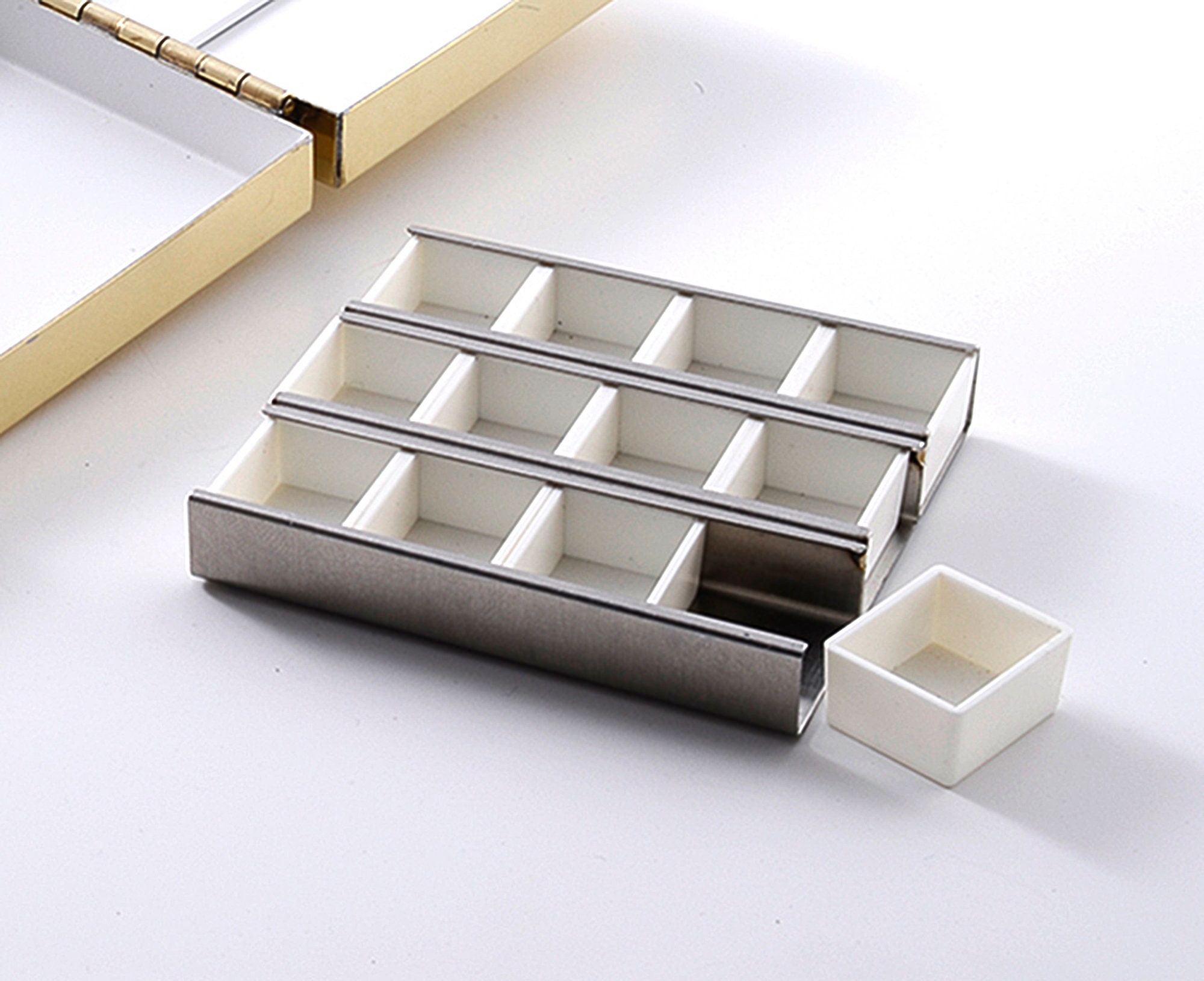 Brass Watercolor Palette Handmade Brass Palette Brass | Etsy