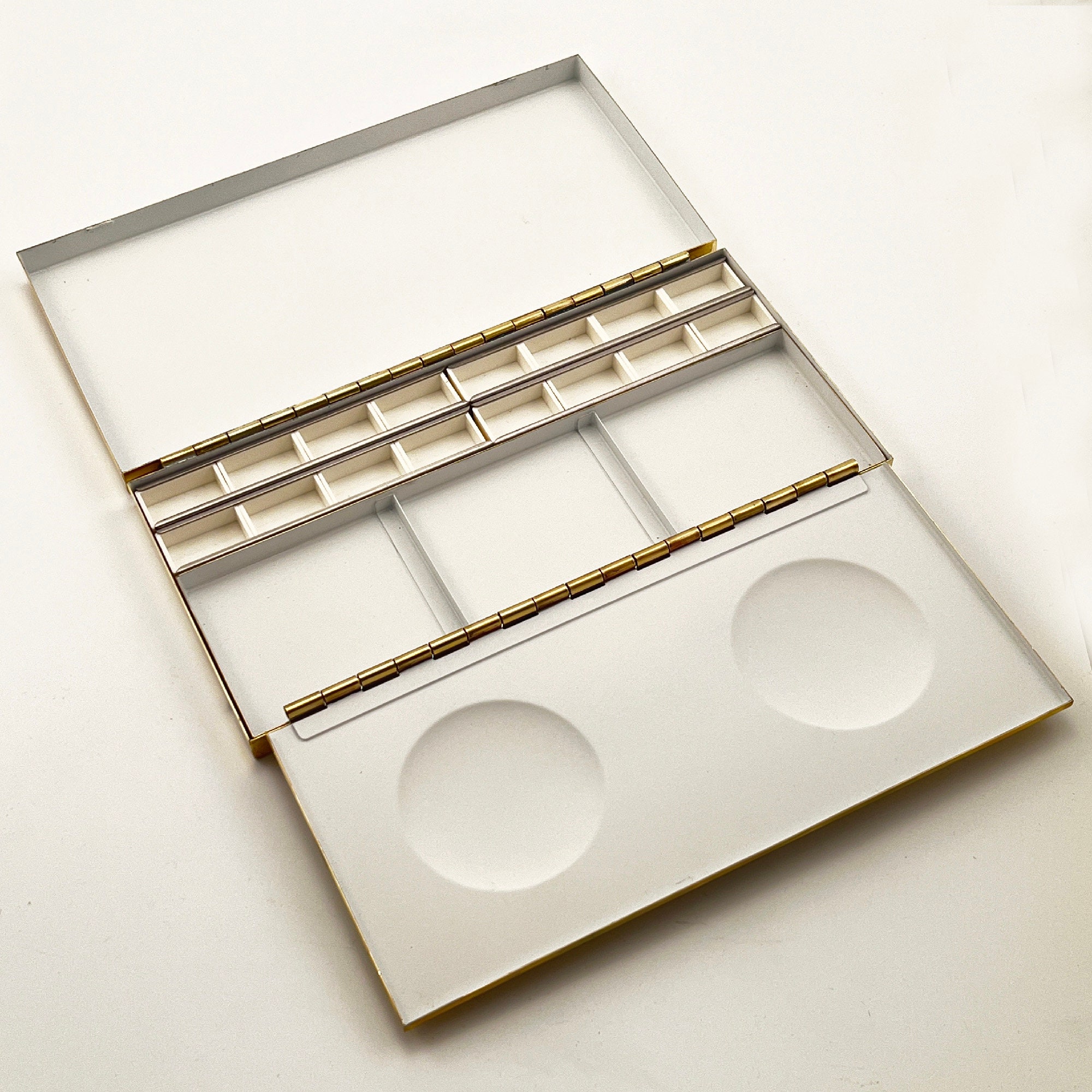 Brass Palette, Brass Watercolor Palette, Brass Paintbox, Handmade Brass ...