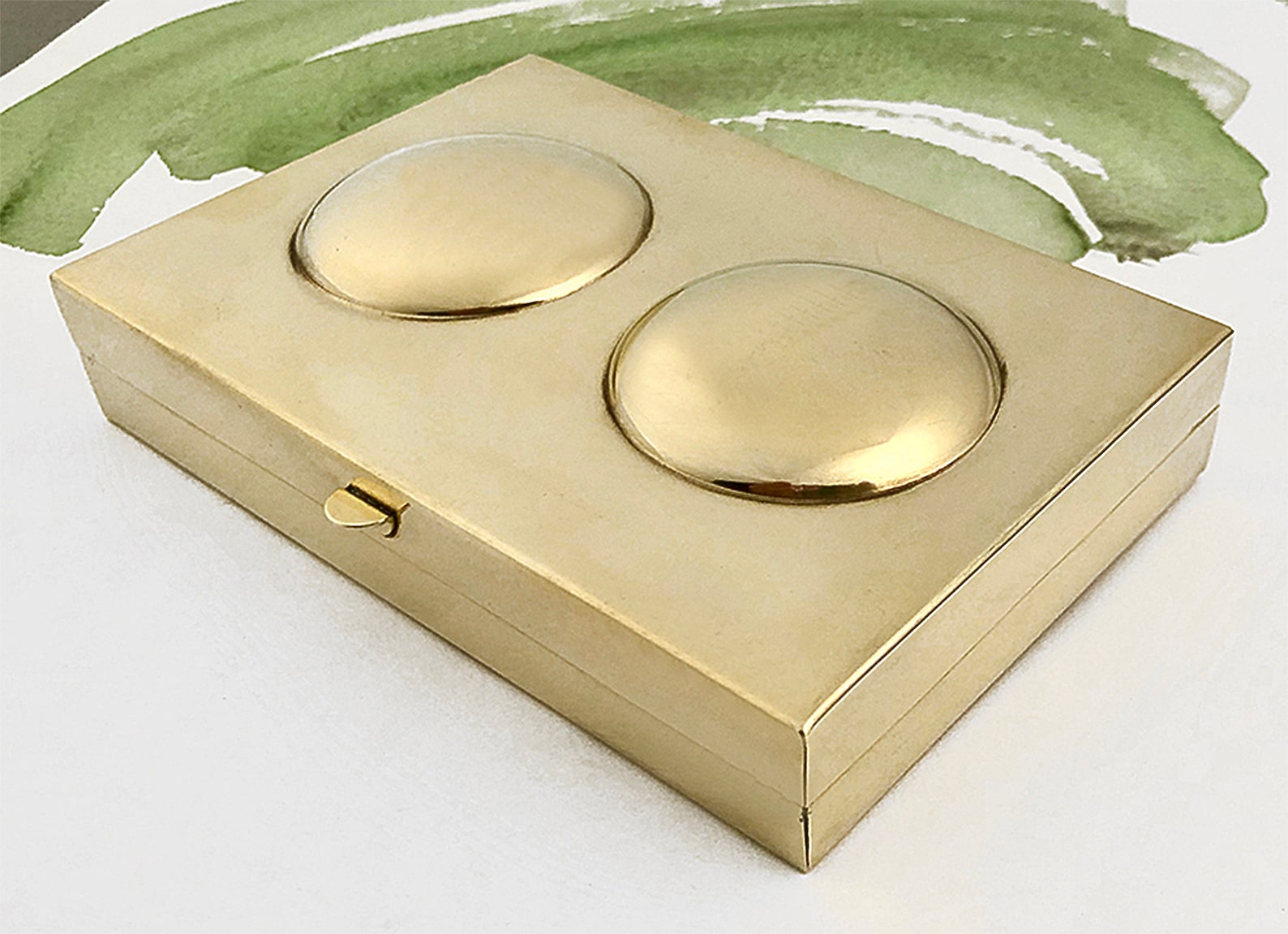 Handmade Brass Watercolor Palette: Santa Fe Studio Paintbox - Etsy