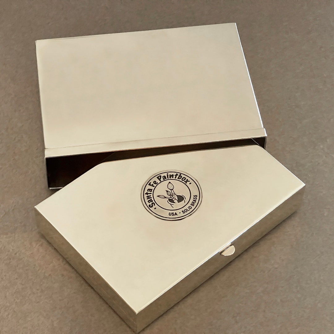 Studio Plus Paintbox, Brass Palette, Brass Watercolor Palette, Brass ...