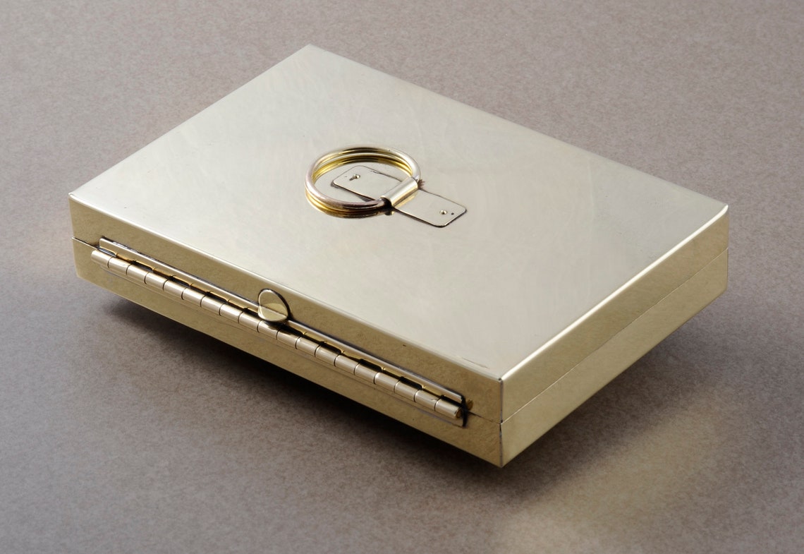 Brass Palette Brass Watercolor Palette Brass Paintbox - Etsy UK