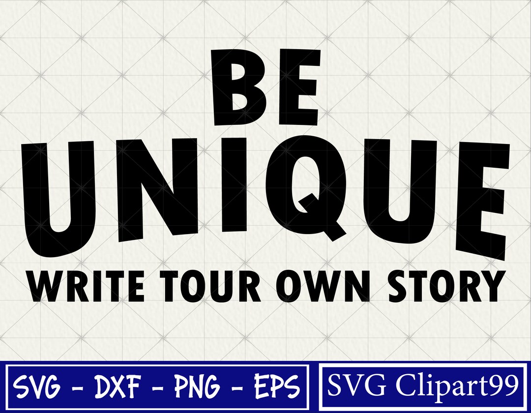 Write Your Own Story Svg, Be Unique Svg, Hopeful Svg, Motivational Cut ...