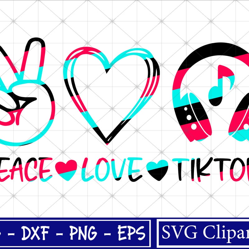Tik Tok Svg - Etsy