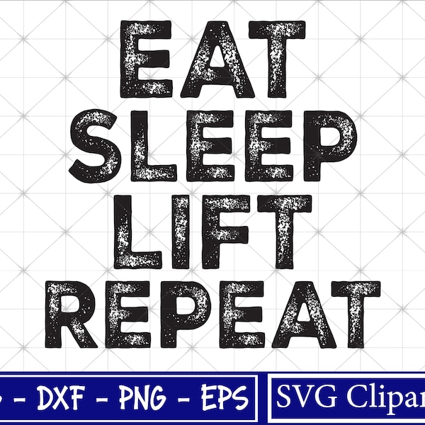 Eat Sleep Lift - Etsy