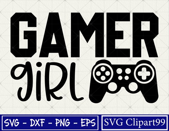 Gamer Girl SVG Born to Play SVG Gaming T-shirt Svg Video - Etsy
