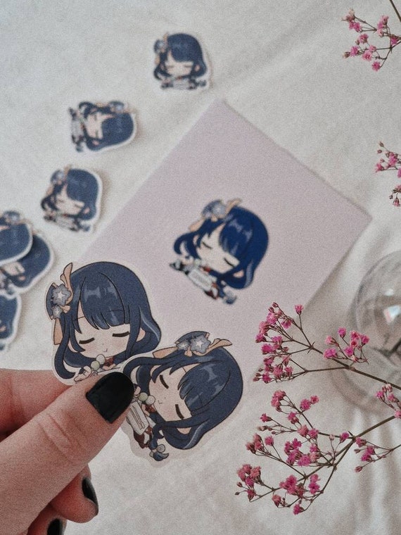 Genshin Impact X Raiden Shogun X Chibi Sticker - Etsy
