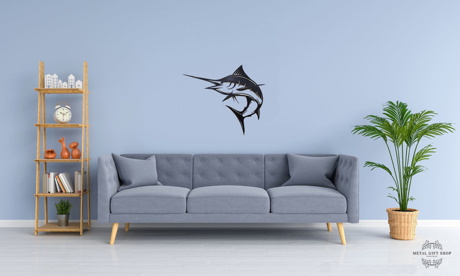 Swordfish Metal Wall Art, Wall Decor, Metal Home Decoration - Etsy