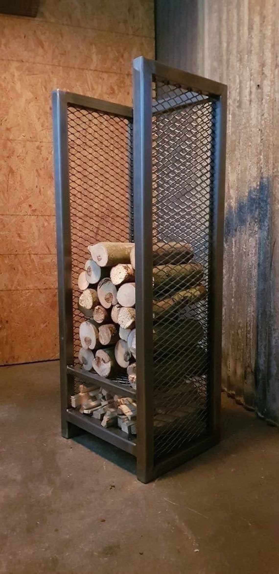 Firewood Rack, Firewood Shelf, Vertical Firewood Rack, Log Holder - Etsy