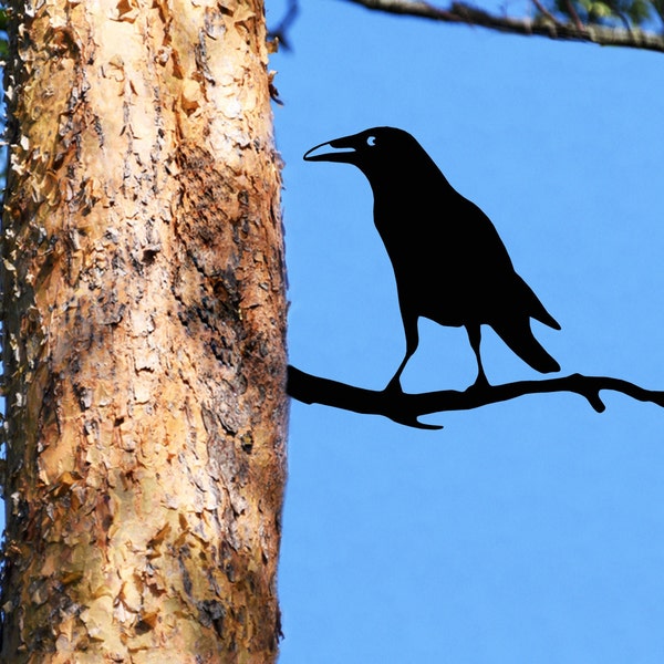 Metal Crow - Etsy