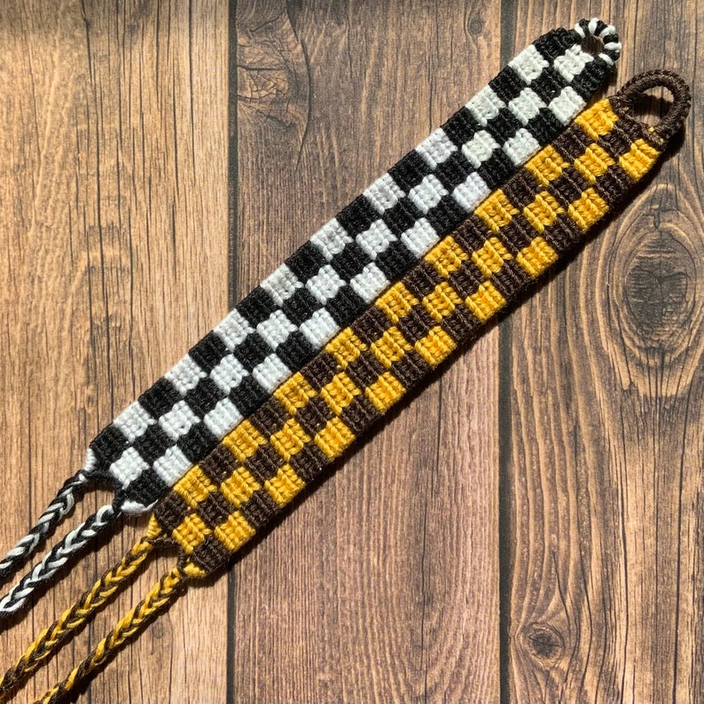 Checkered Friendship Bracelets Alpha Pattern | Etsy