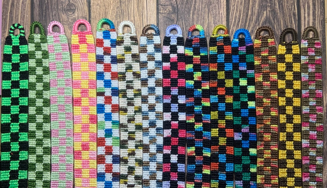 Checkered Friendship Bracelets Alpha Pattern - Etsy