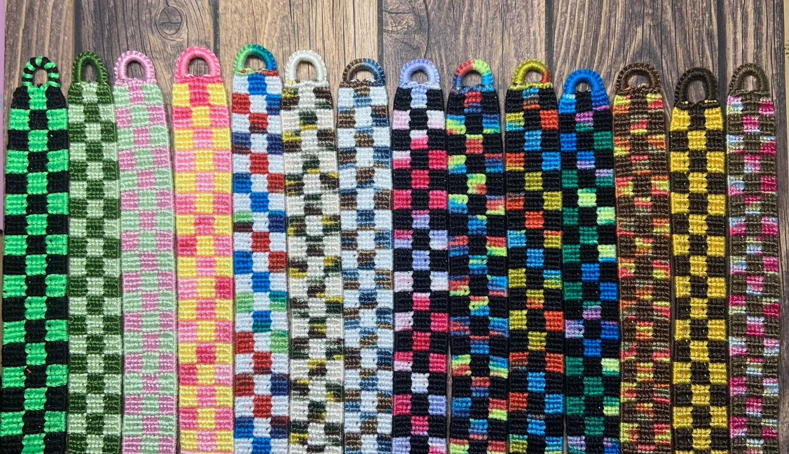 Checkered Friendship Bracelets Alpha Pattern - Etsy