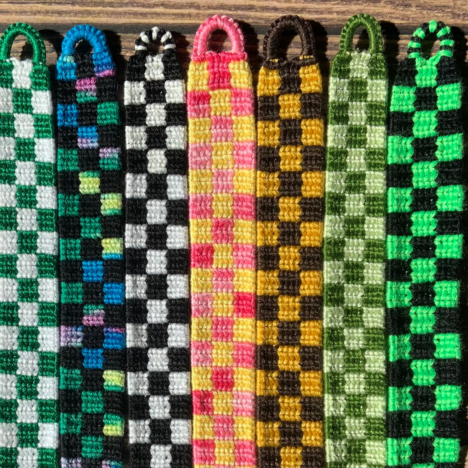 Checkered Friendship Bracelets Alpha Pattern | Etsy