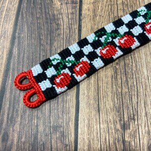 Checkered Friendship Bracelets Alpha Pattern W/ Design - Etsy