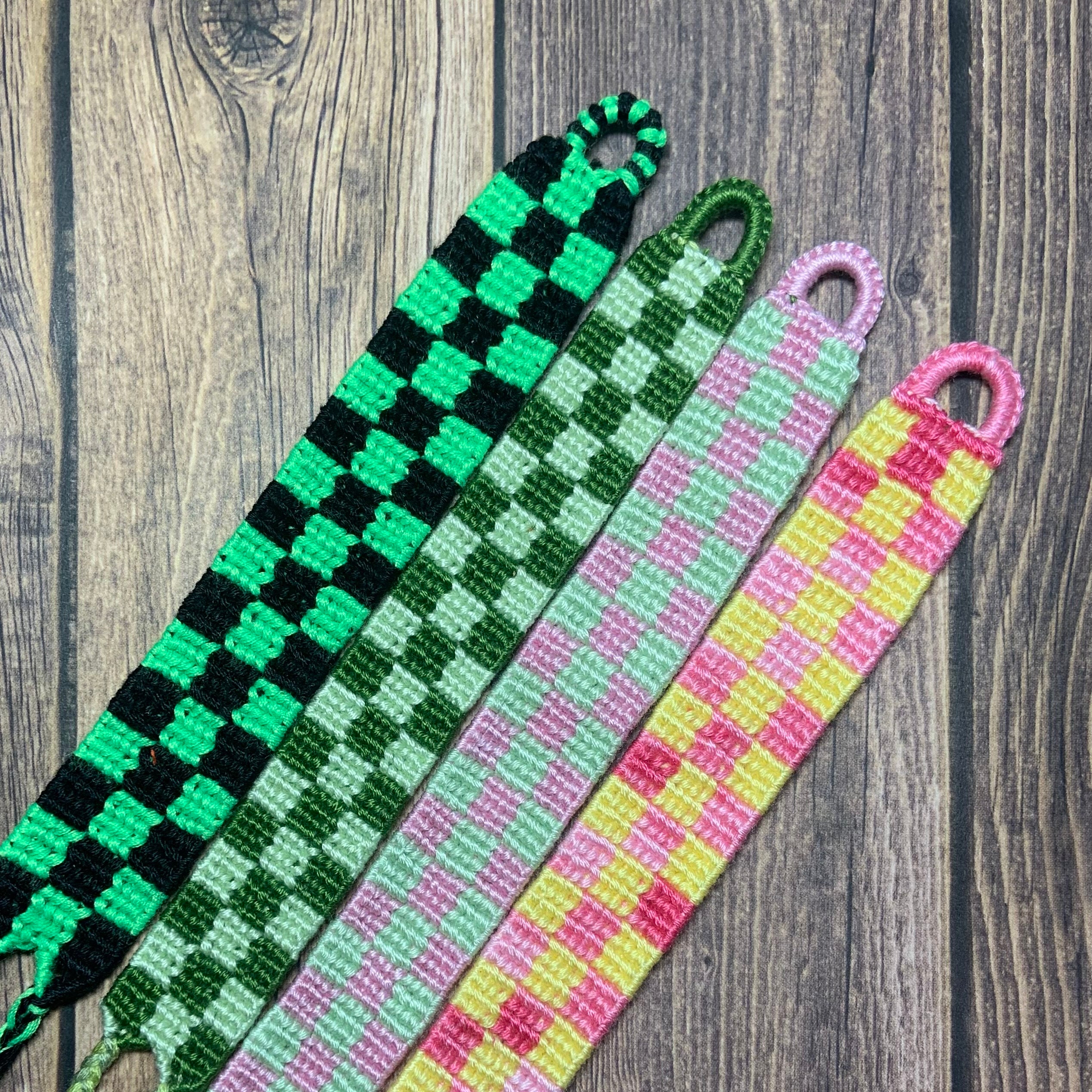 Checkered Friendship Bracelets Alpha Pattern - Etsy