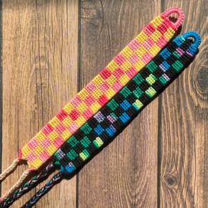 Checkered Friendship Bracelets Alpha Pattern | Etsy
