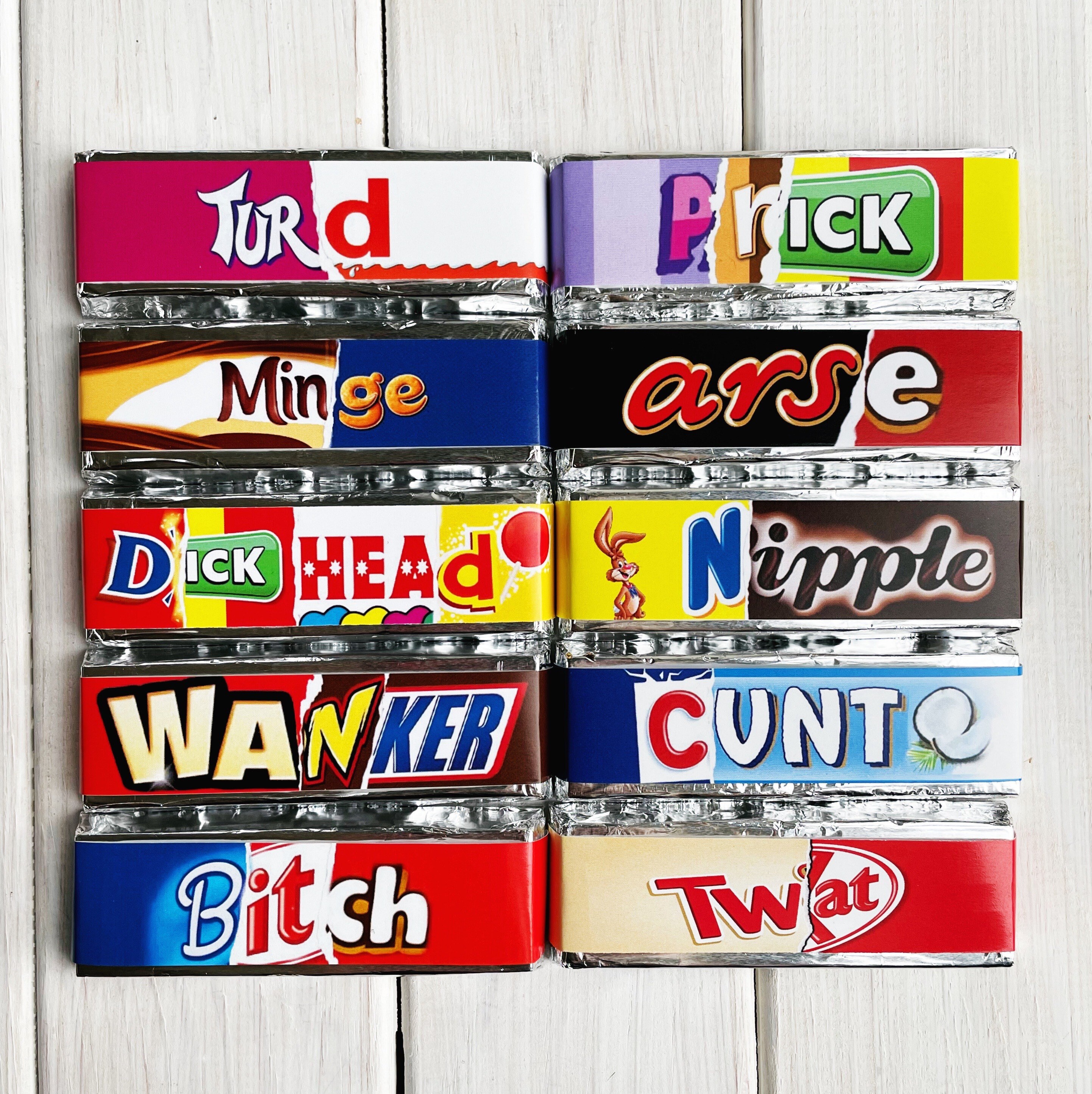 10 Rude Chocolate Swear Bar Birthday Gift Naughty Etsy Ireland 10 Rude Chocolate Swear Bar Birthday Gift Naughty Etsy Ireland