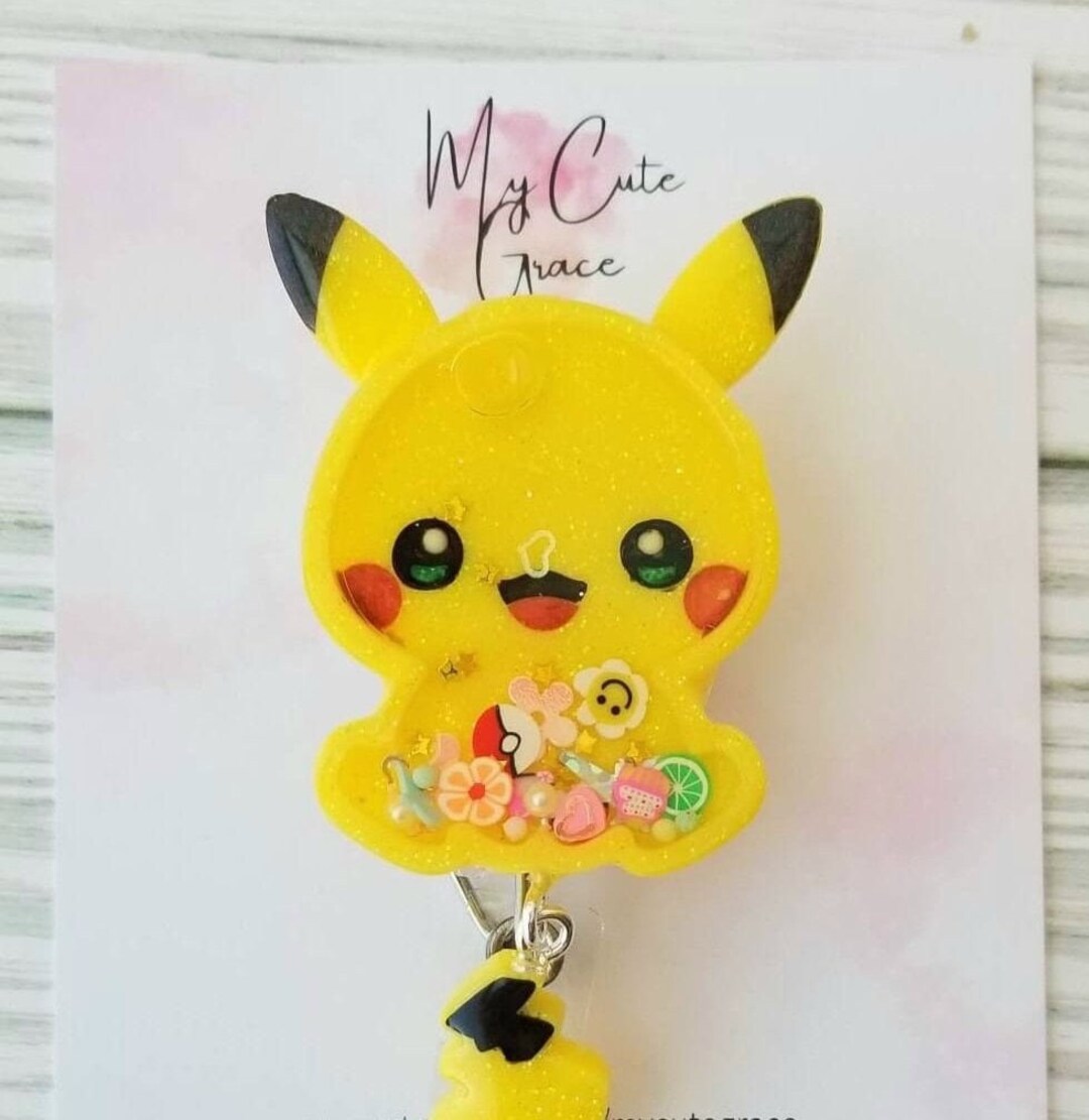 Badge Reel Fun Kawaii Chibi,badge Reel Shaker Cute,badge Reel Cute Fun ...