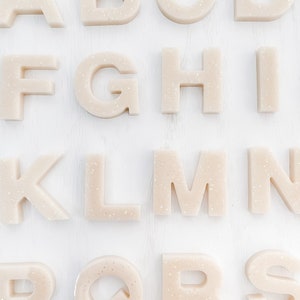 Handmade Epoxy Resin Alphabet Letters Set for Sensory Play and ...