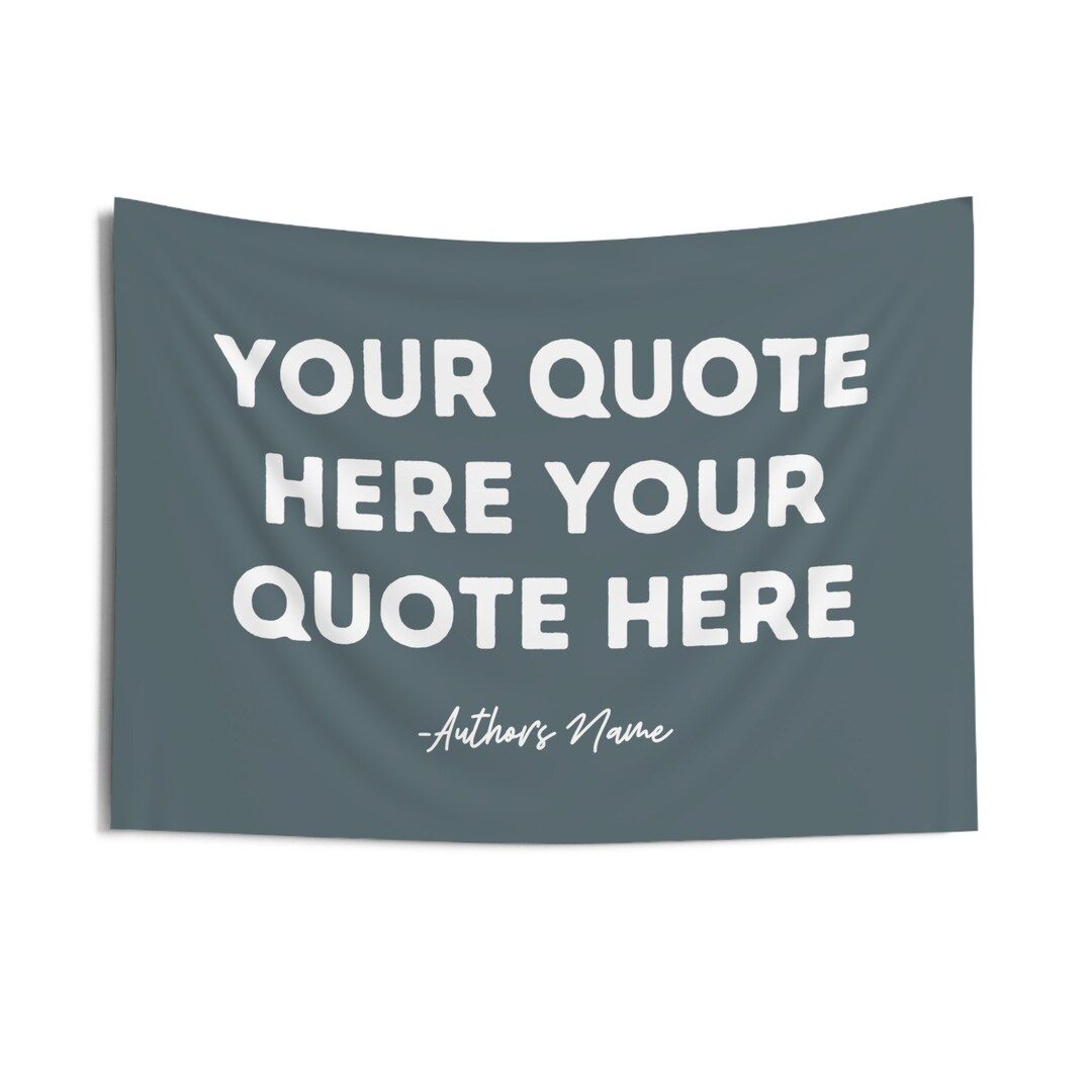 PICK COLORS - Custom Quote Banner, Custom Text Wall Art, Nursery Wall ...