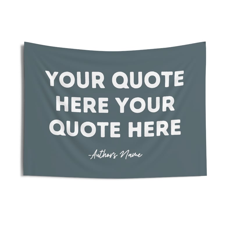 PICK COLORS - Custom Quote Banner, Custom Text Wall Art, Nursery Wall ...