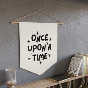 Pick Colors | Once Upon a Time Wall Art | Reading Nook Playroom Flag ...