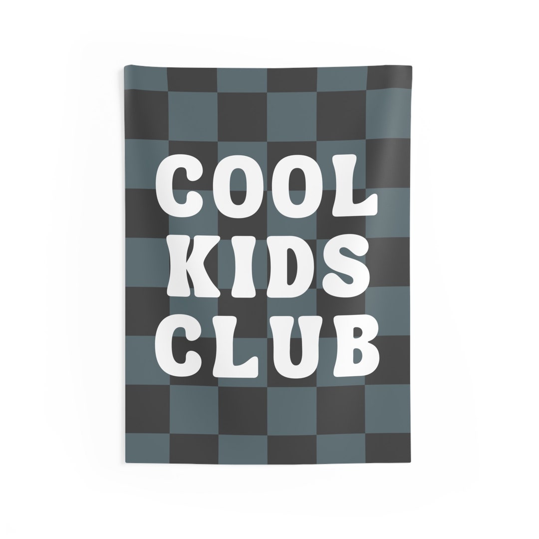 PICK COLORS - Cool Kids Club - Playroom Sign - Boys Room Wall Hanging ...