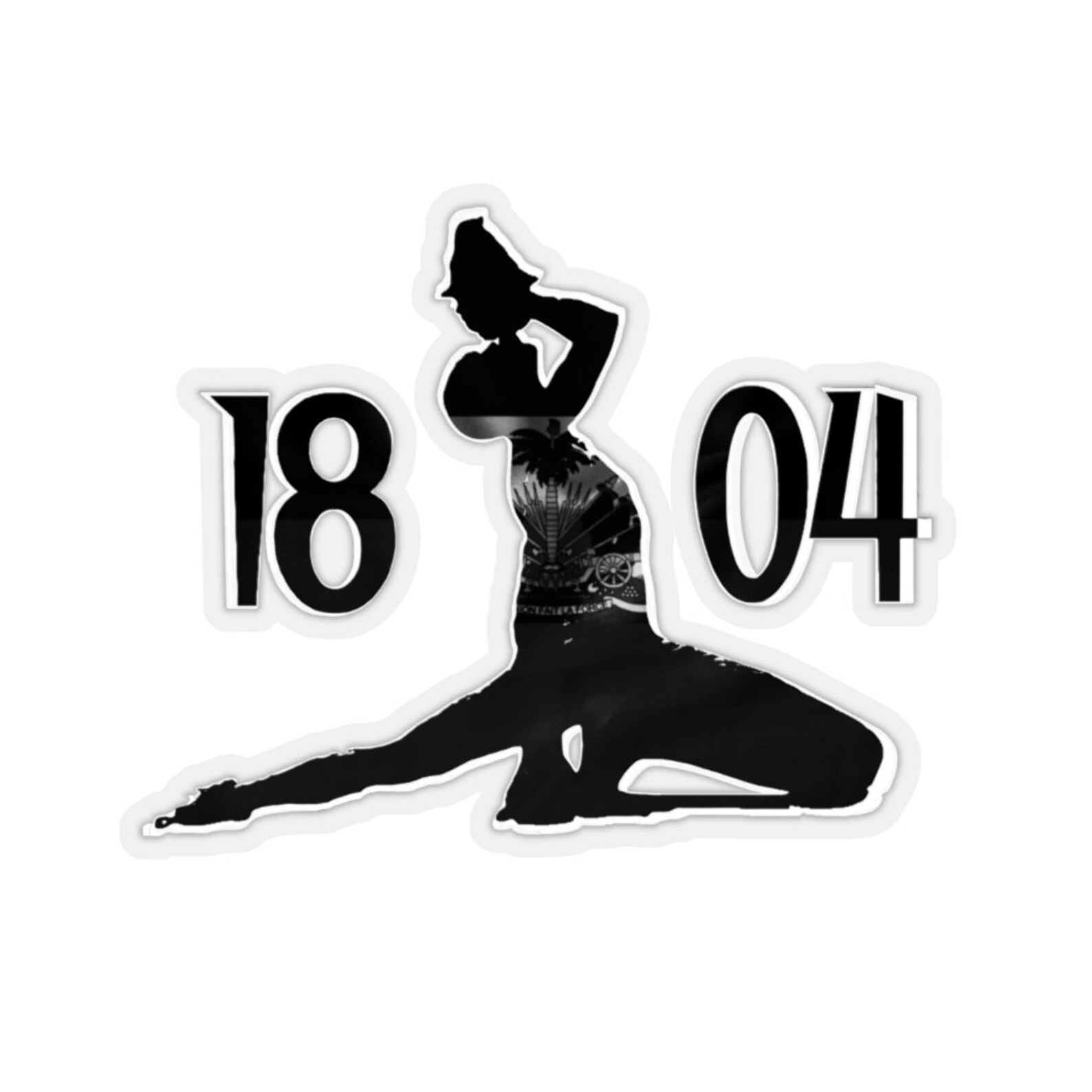 Black & White Neg Marron 1804 Haiti Sticker Haitian Neg | Etsy