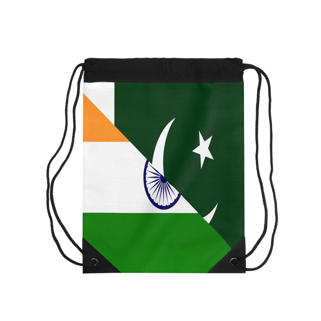 Pakistani Indian Flag Pakistan India Drawstring Bag - Etsy