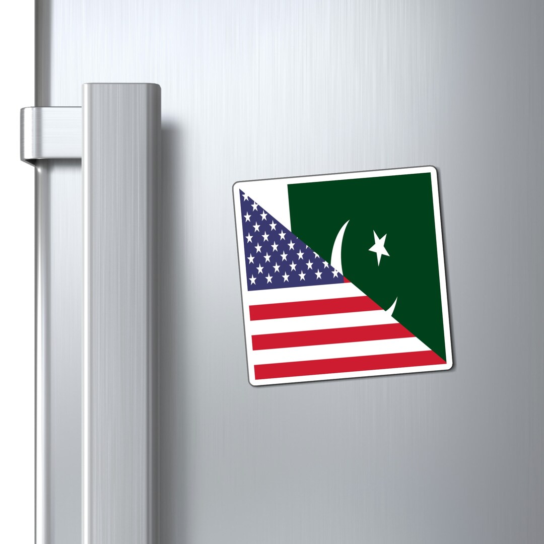 Pakistani American Flag Pakistan USA Magnet Gift For - Etsy
