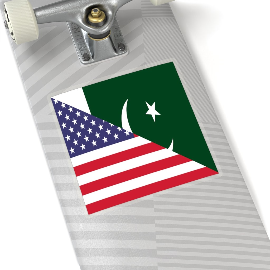 Pakistani American Flag Sticker Pakistan USA Stickers - Etsy