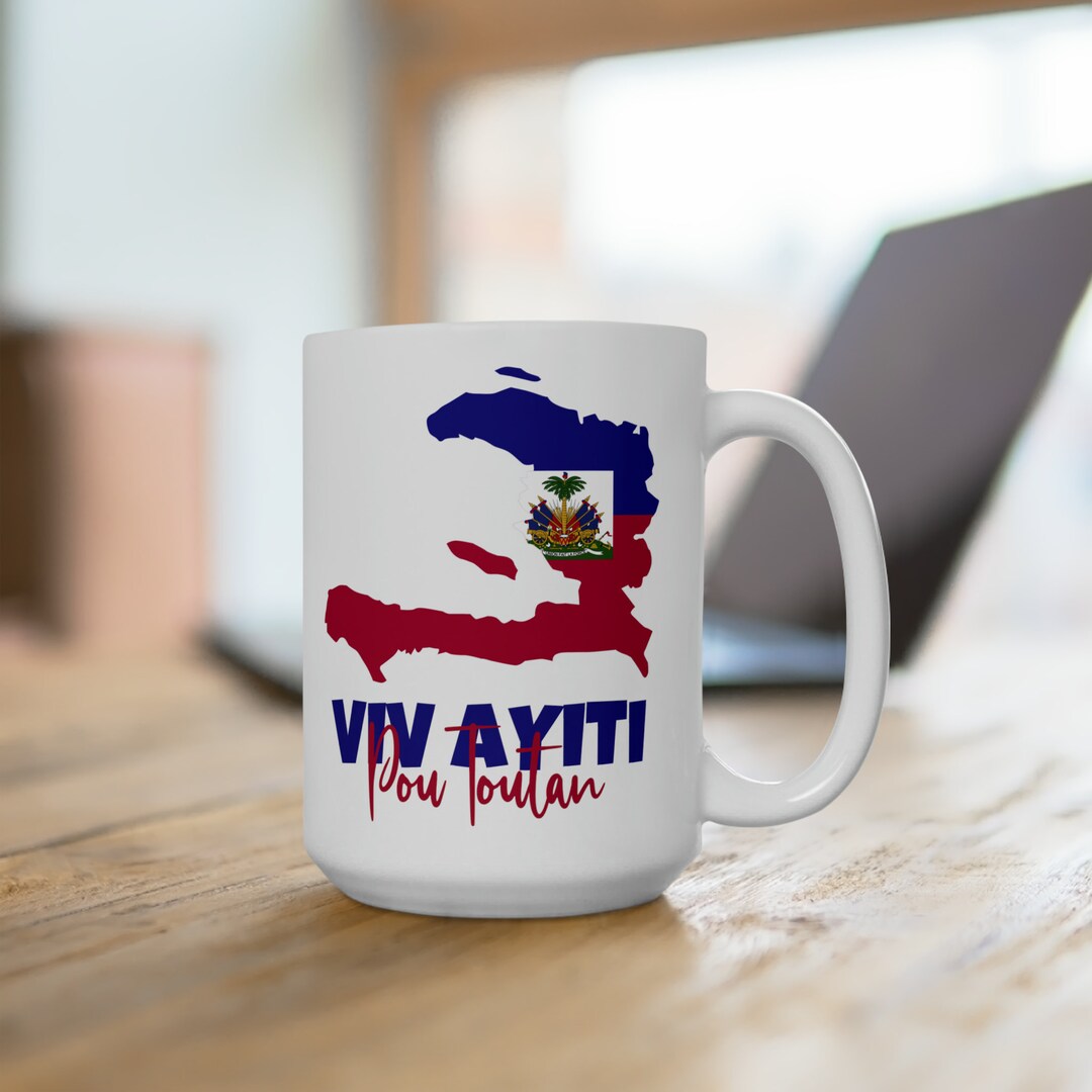 Viv Ayiti Pou Toutan Haitian Forever Haiti 15 Oz Mug - Etsy