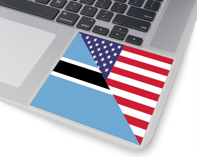 Botswana Flag Emblem Sticker - Etsy
